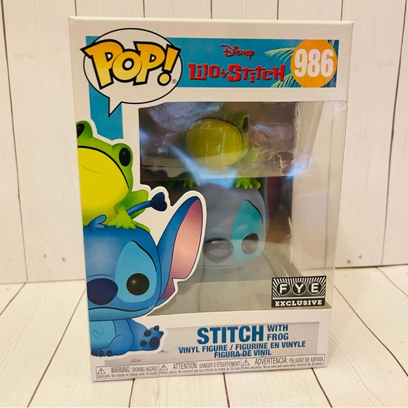Funko | Other | Funko Pop Disney Stitch With Frog Fye Exclusive | Poshmark